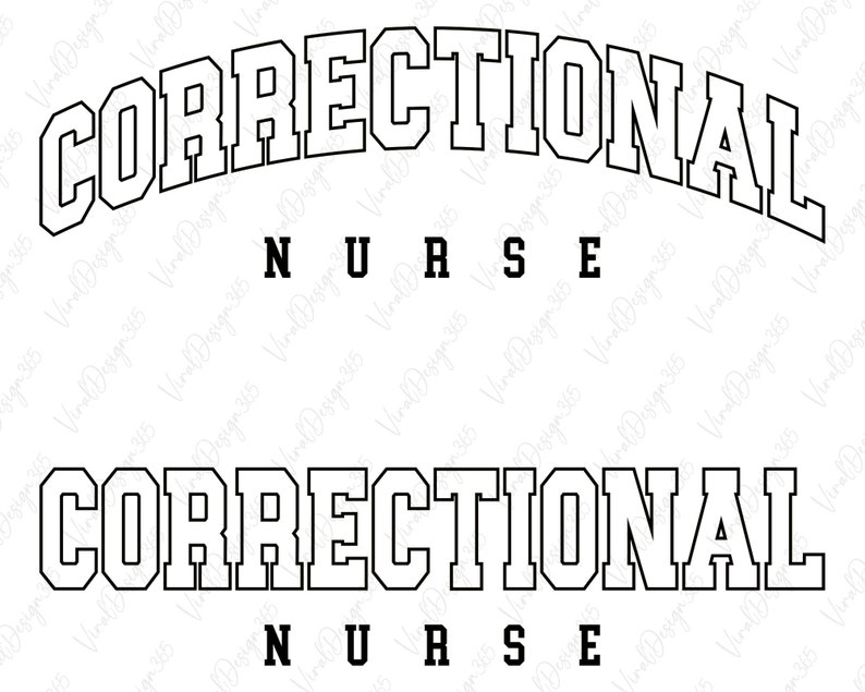 Correctional Nurse Svg Digital Download Arc Nurse Svg - Etsy