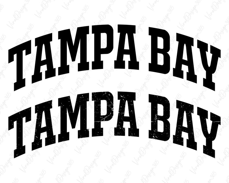 Tampa Bay Svg Digital Download America Svg College Font - Etsy