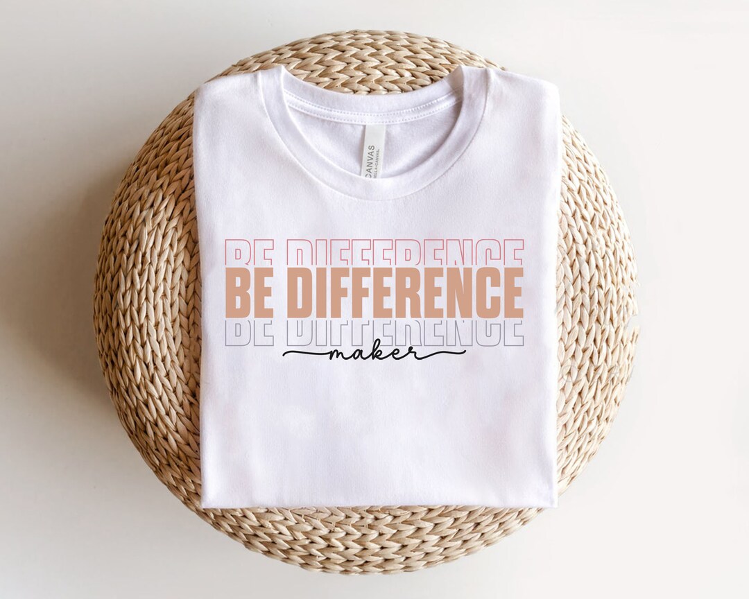 Be a Difference Maker Svg, Stacked Svg, Heart Svg, Digital Download ...