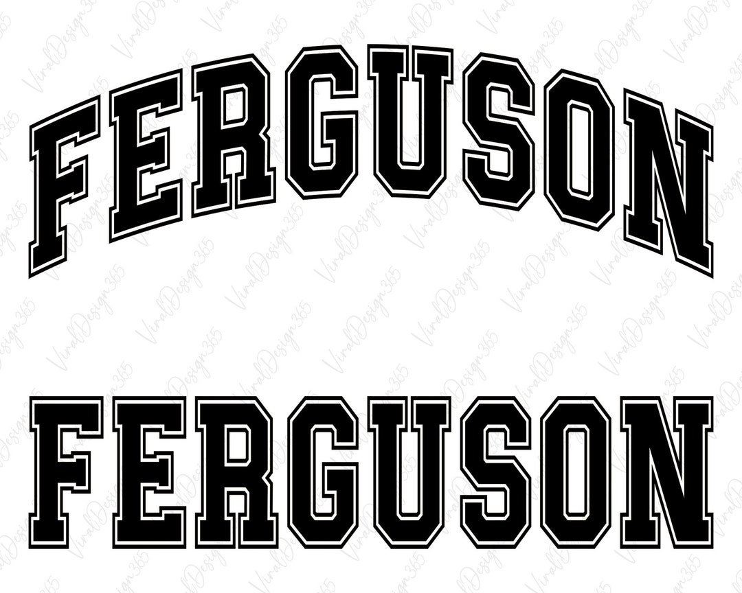 Ferguson Svg, Digital Downloads, USA State Svg, College Font Svg ...