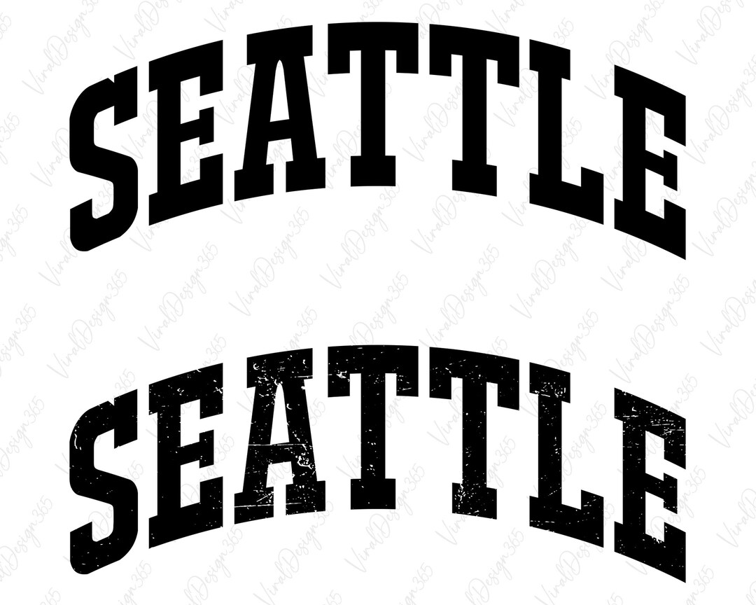 Seattle Svg, Digital Downloads, USA State Svg, College Font Svg ...