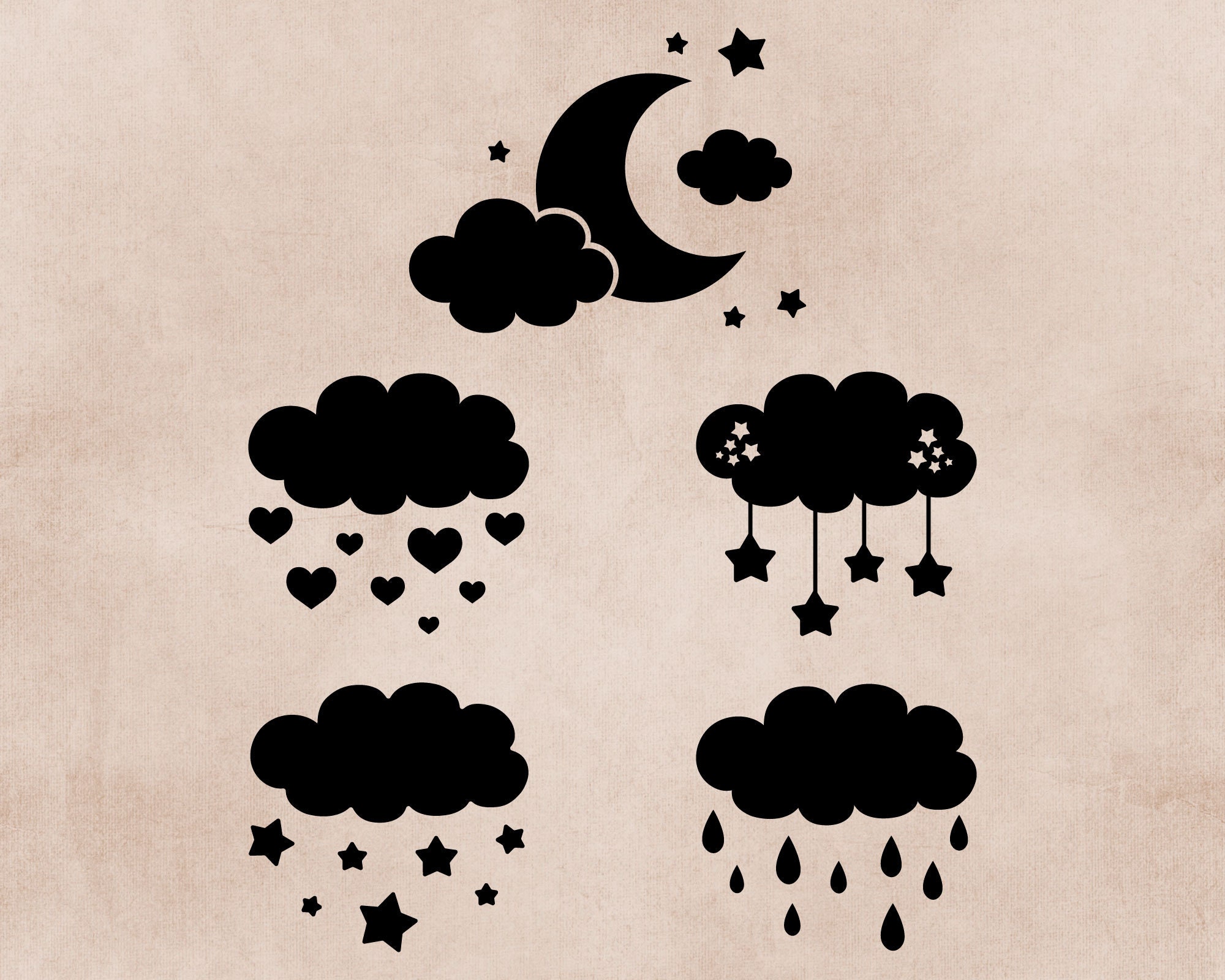 Cloud and Star Svg Cloud Svg Star Svg Cricut Cloud Cut - Etsy Ireland