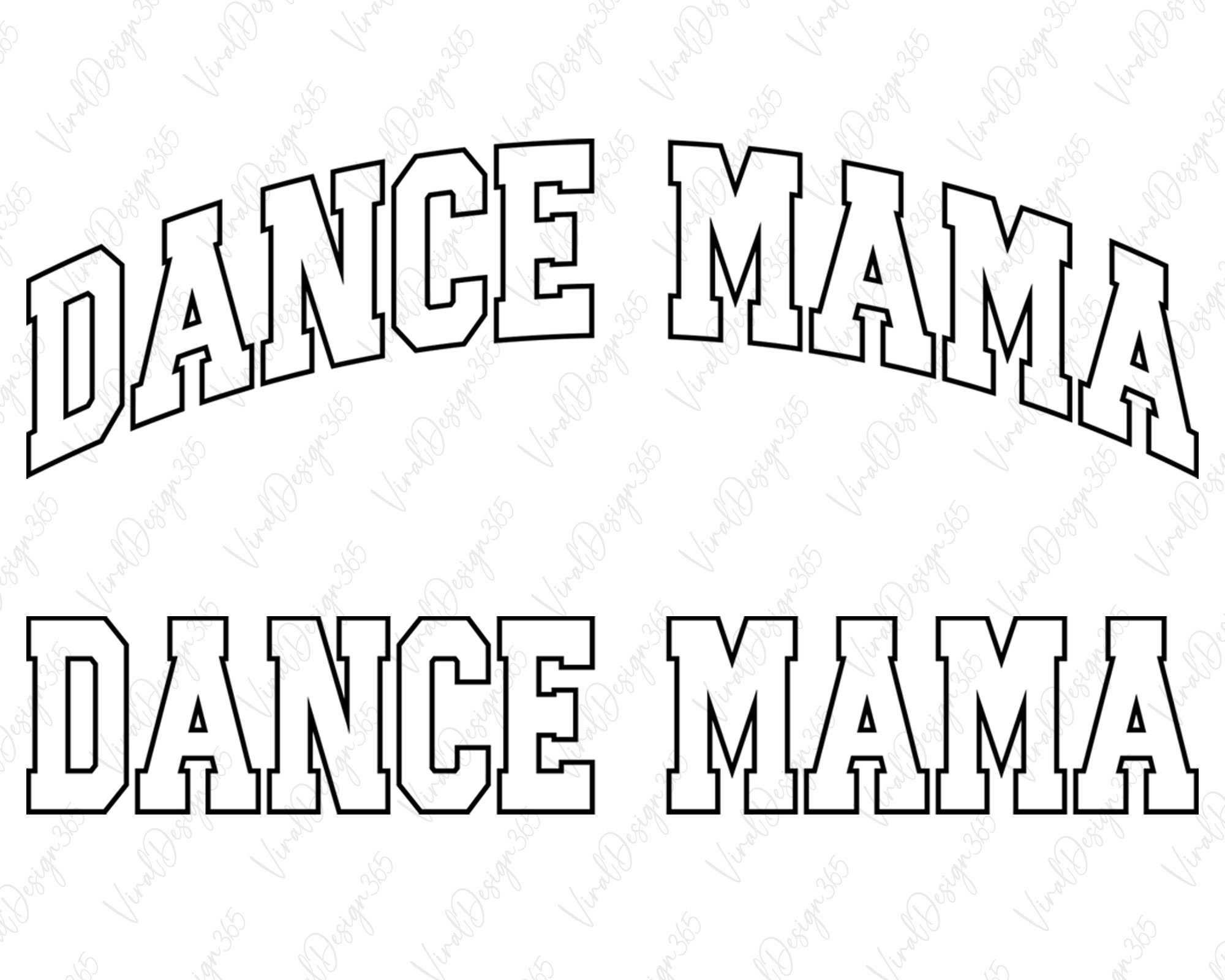 Dance Mama Svg Digital Download Arc Dance Mama Svg Varsity - Etsy