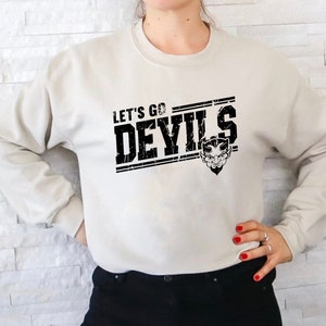 Let's Go Devils Mascot Png, Devils Mascot Svg, Digital Download, Football Svg, School Spirit Svg ...