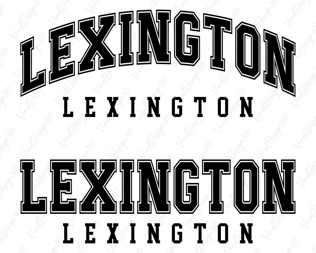 Lexington Svg, Digital Downloads, USA State Svg, College Font Svg ...