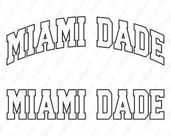 Miami Dade Shirt Svg - Etsy