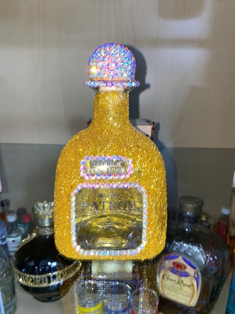 Customized Alcohol Glitter Bottles - Etsy