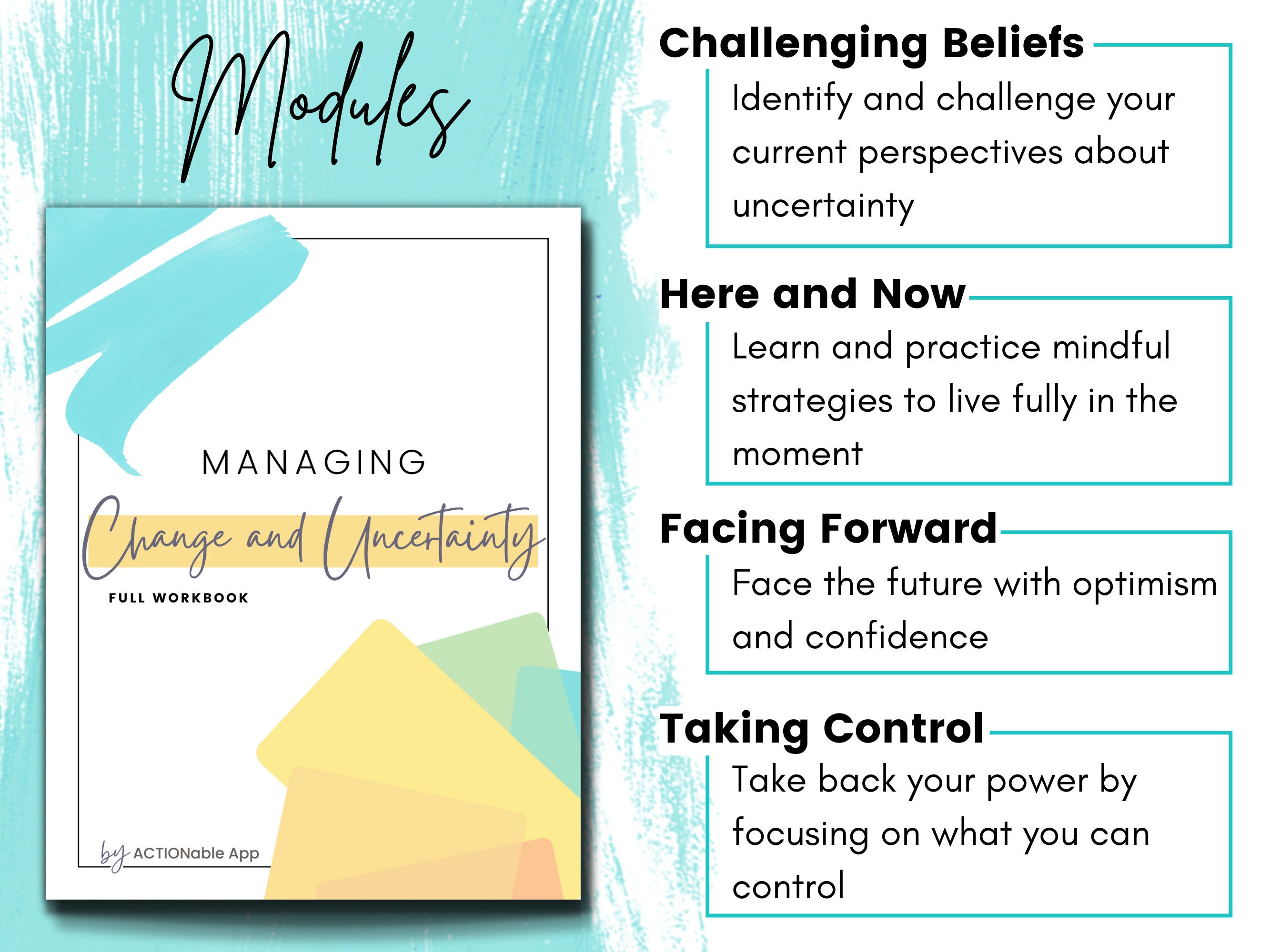 Managing Change and Uncertainty Workbook Self-help Printable - Etsy Canada