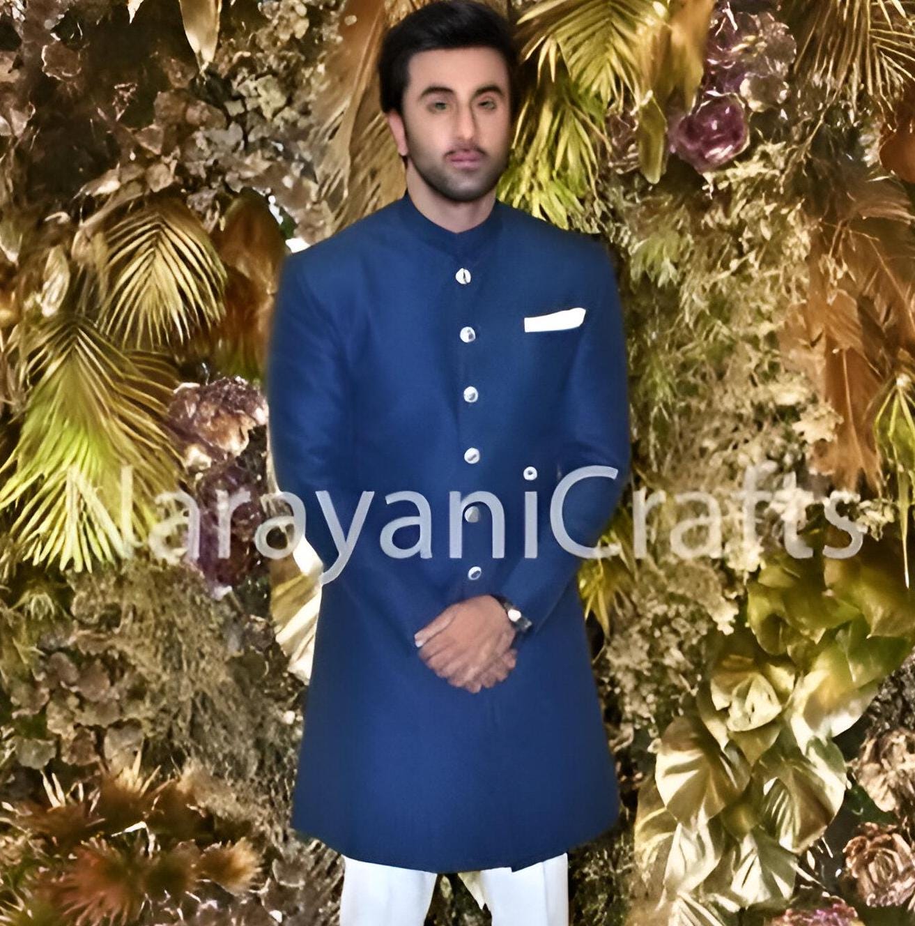 New Traditional Blue Ethnic Poshak of Indian Culture a Perfect Party ...