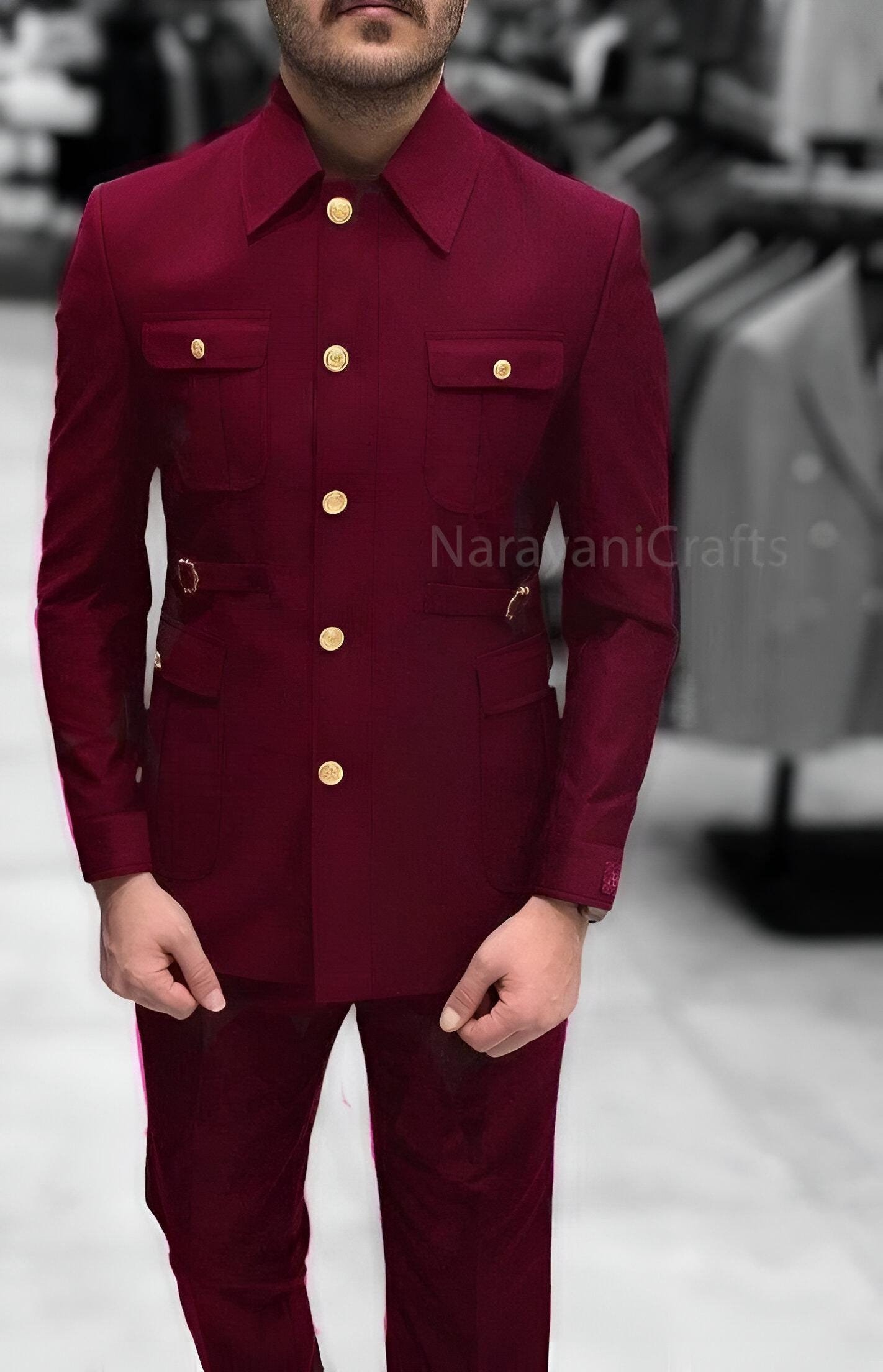 Stylish Decent Stylish Safari Suit for Men for Wedding and Events and ...