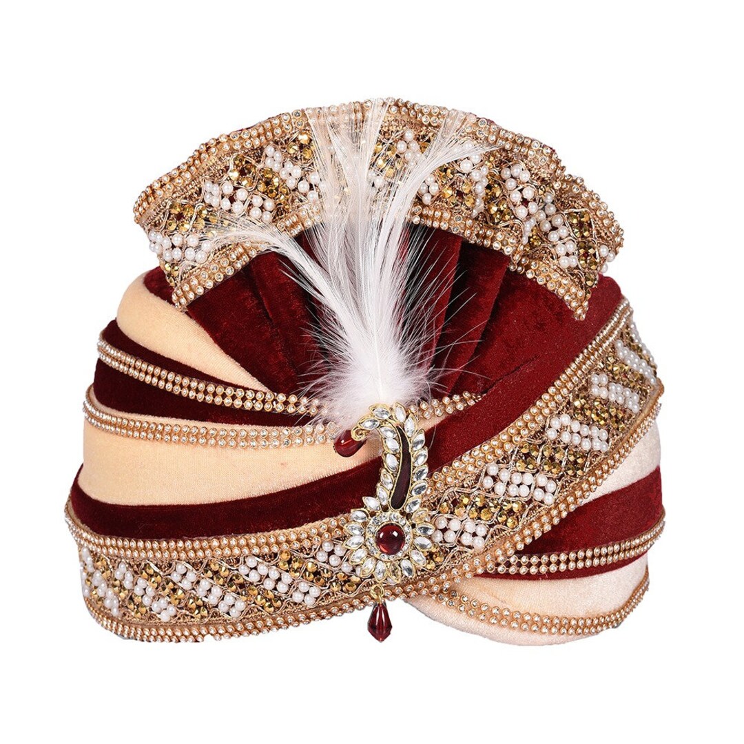New Stylish Handmade Ethnic Bridal Safa Turban for Groom for Ethnic ...