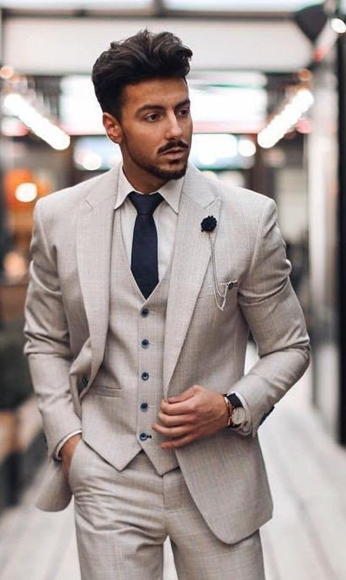 New Collection of Stylish Partywear Formal Designer 3 Piece Suit for ...