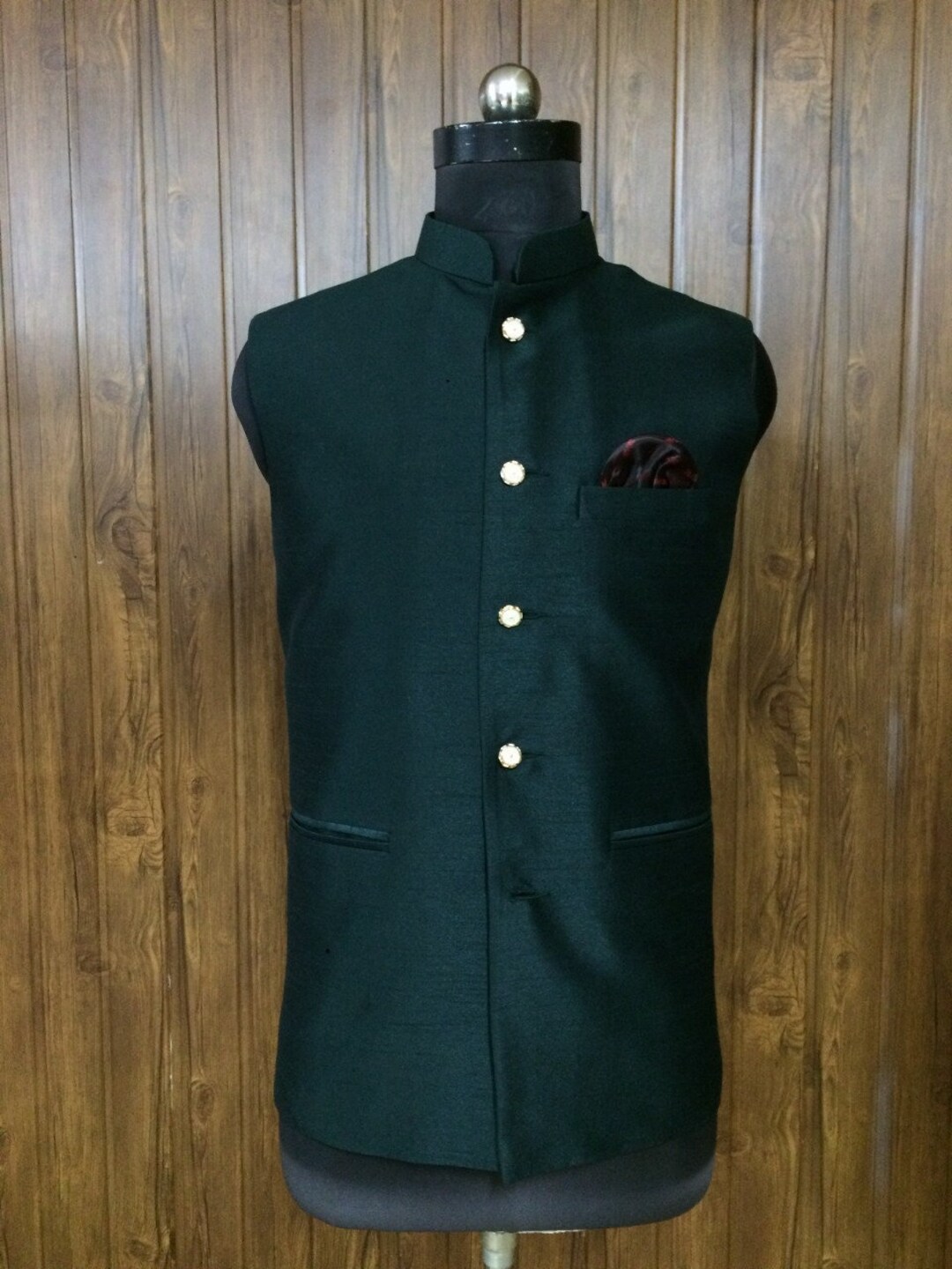 Traditional Designer Stylish Waist Coat Jacket for Men for Wedding ...