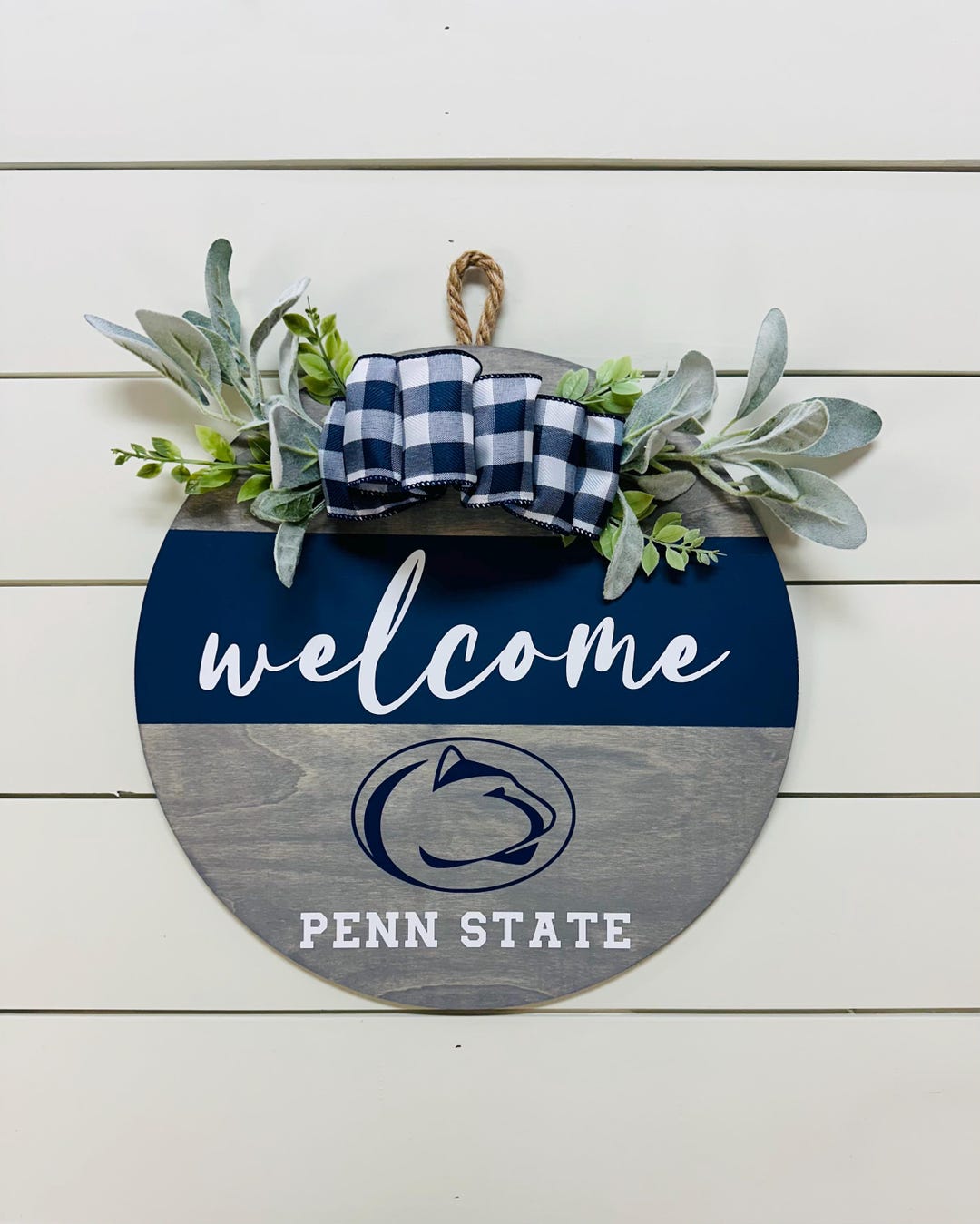 Penn State Sign * College Dorm Room Decor * Front Door Sign * Big Ten ...
