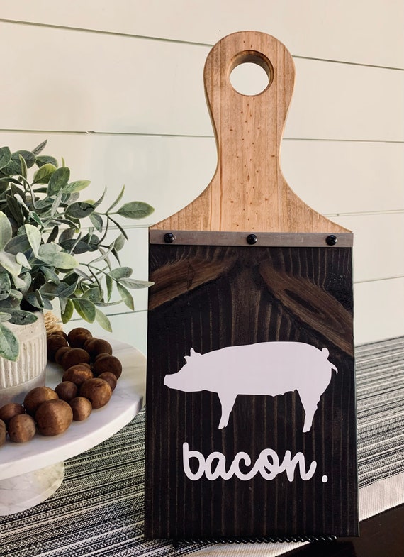 Farmhouse Kitchen Sign Bacon Sign Kitchen Decor | Etsy
