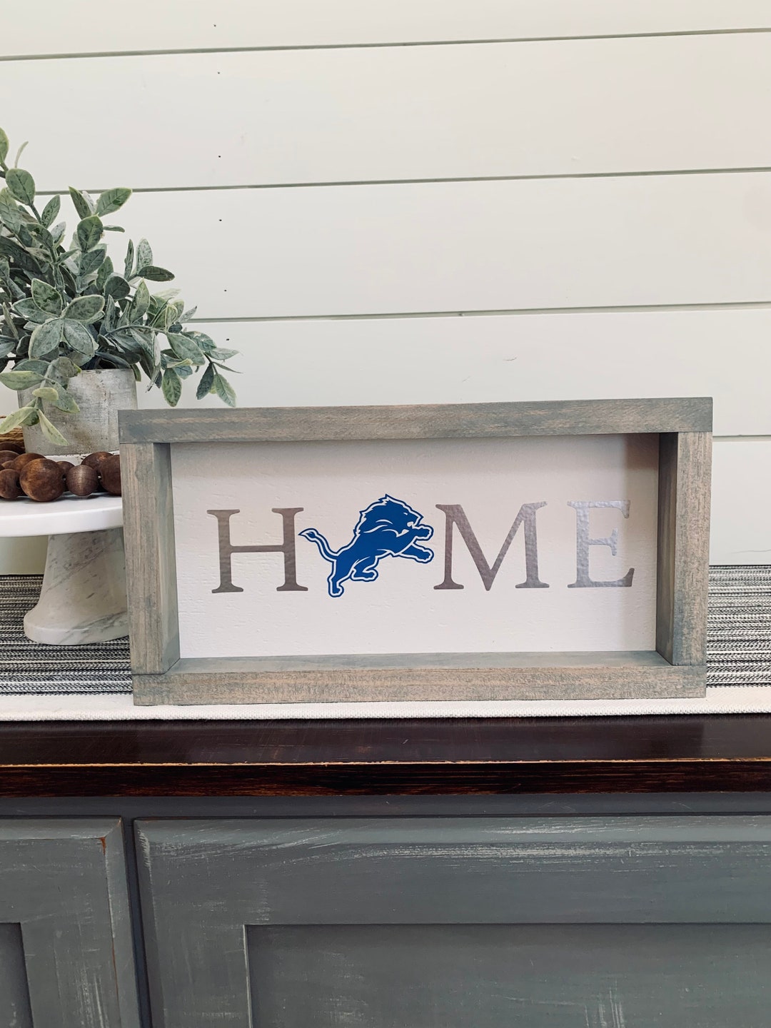 Detroit Lions Home Sign - Etsy