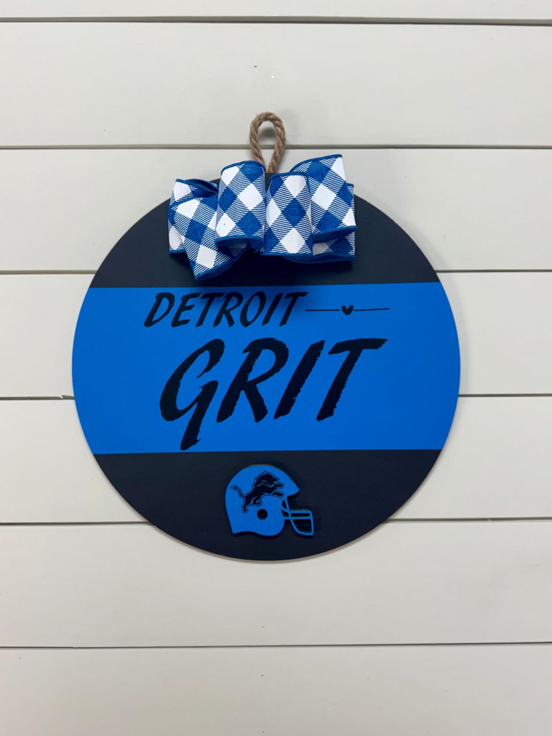Detroit Lions Door Hanger, 3D Football Sign, NFL Decor - Etsy