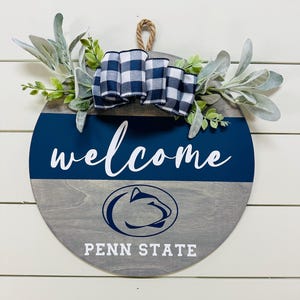 Penn State Sign College Dorm Room Decor Front Door Sign Big Ten - Etsy