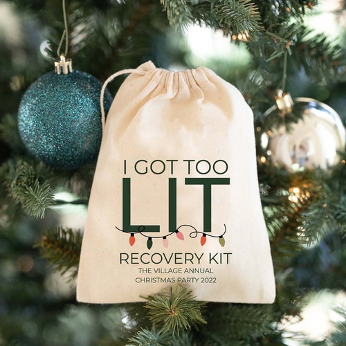 Holiday Recovery Kits I Got Too Lit Recovery Kit Favors - Etsy
