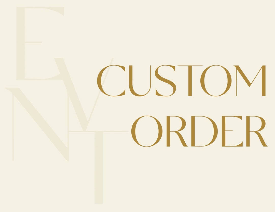 Custom Design Fee approved by EVNT - Etsy