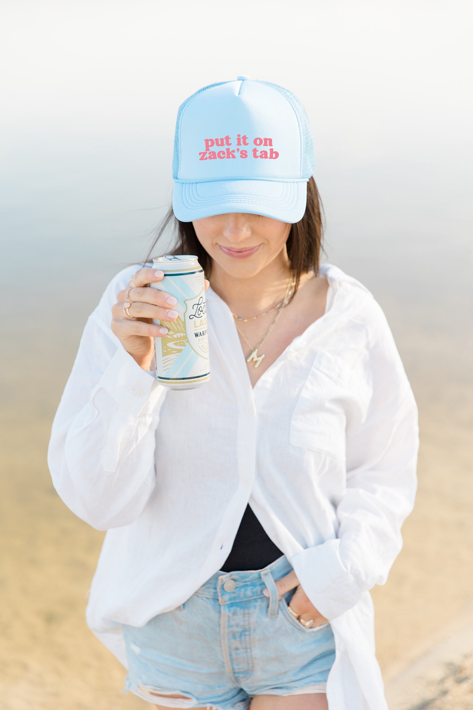 Put It on Their Tab Trucker Hat - Custom Trucker Hat - Funny Hat ...