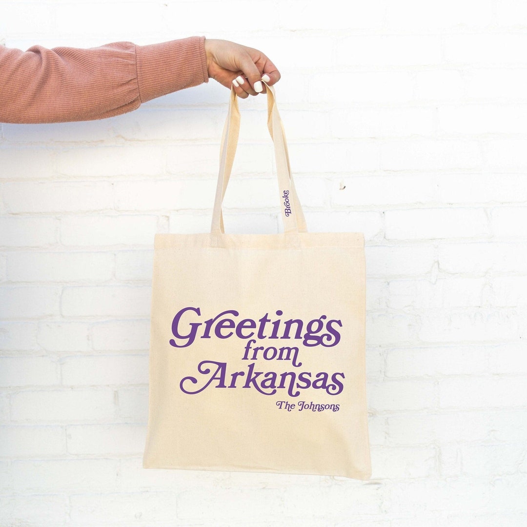 Arkansas Wedding Tote - Custom Wedding Tote Bag - Wedding Favor ...