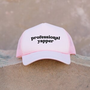 Professional Yapper Trucker Hat - Custom Trucker Hat - Silly Hat ...