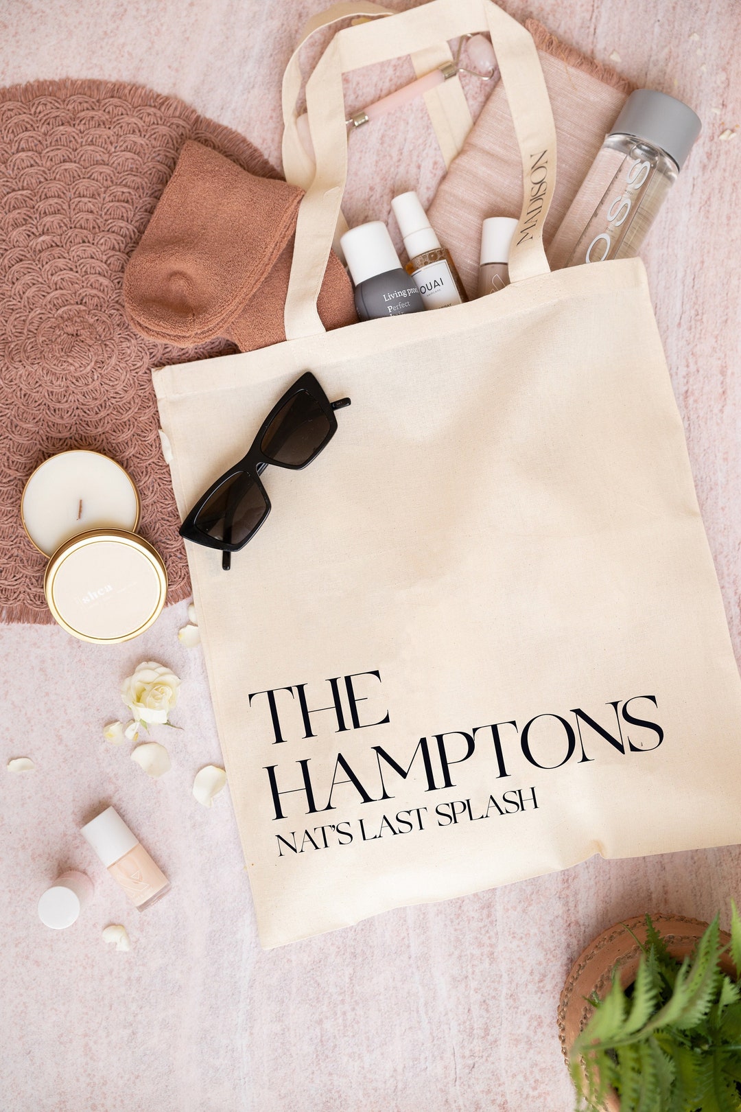 Hamptons Welcome Tote Bag - Destination Wedding Welcome Totes ...