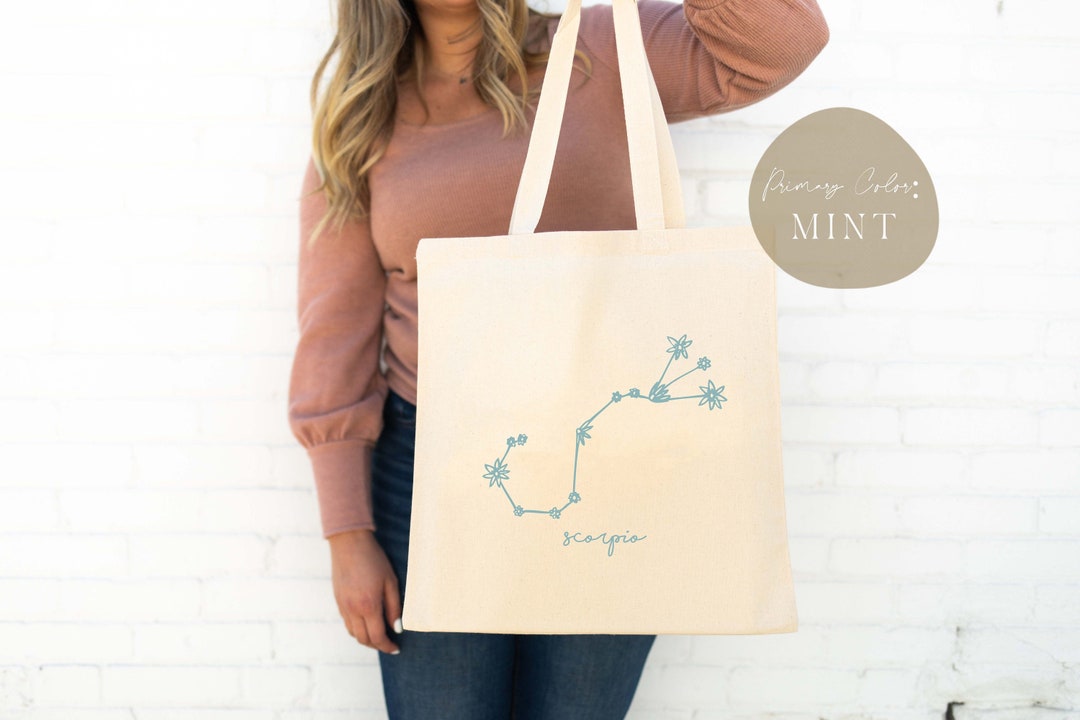 Scorpio Constellation - Astrology Tote Bag - Zodiac Sign Bag - Star ...