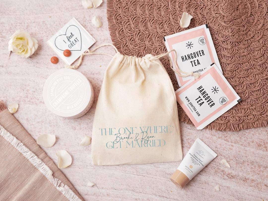 Friends Themed Wedding - Hangover Kit - the One Where Party Bag ...