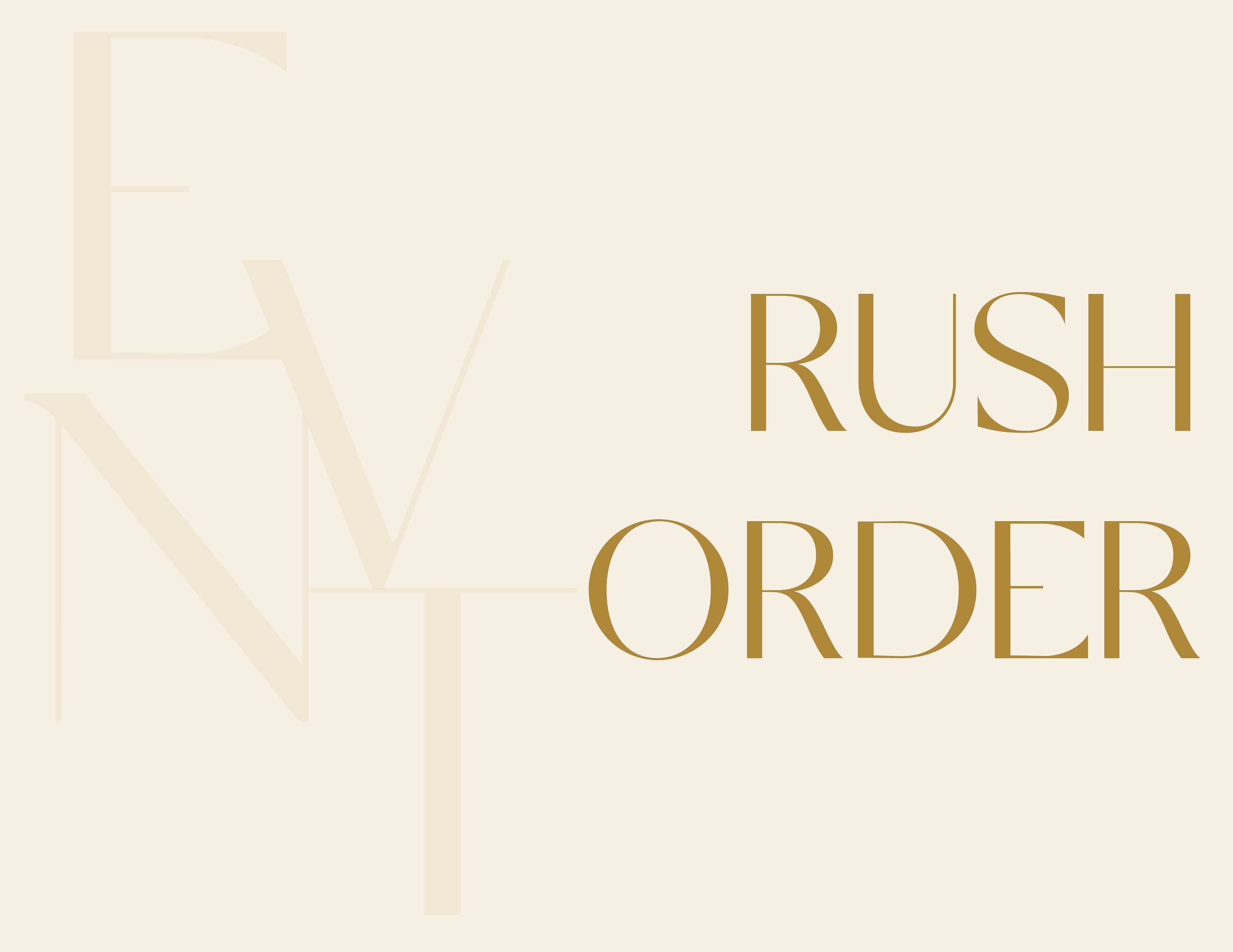RUSH ORDER - Etsy