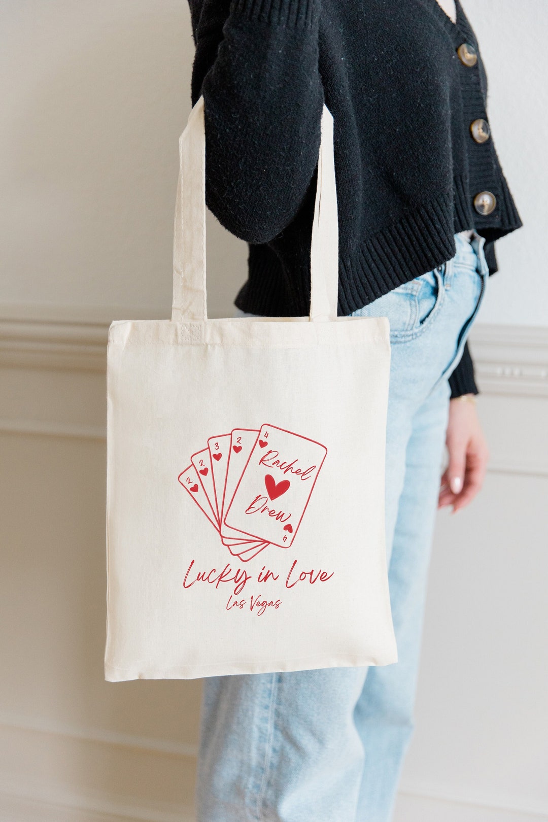 Lucky in Love Tote Bag - Destination Wedding Welcome Totes - Las Vegas ...