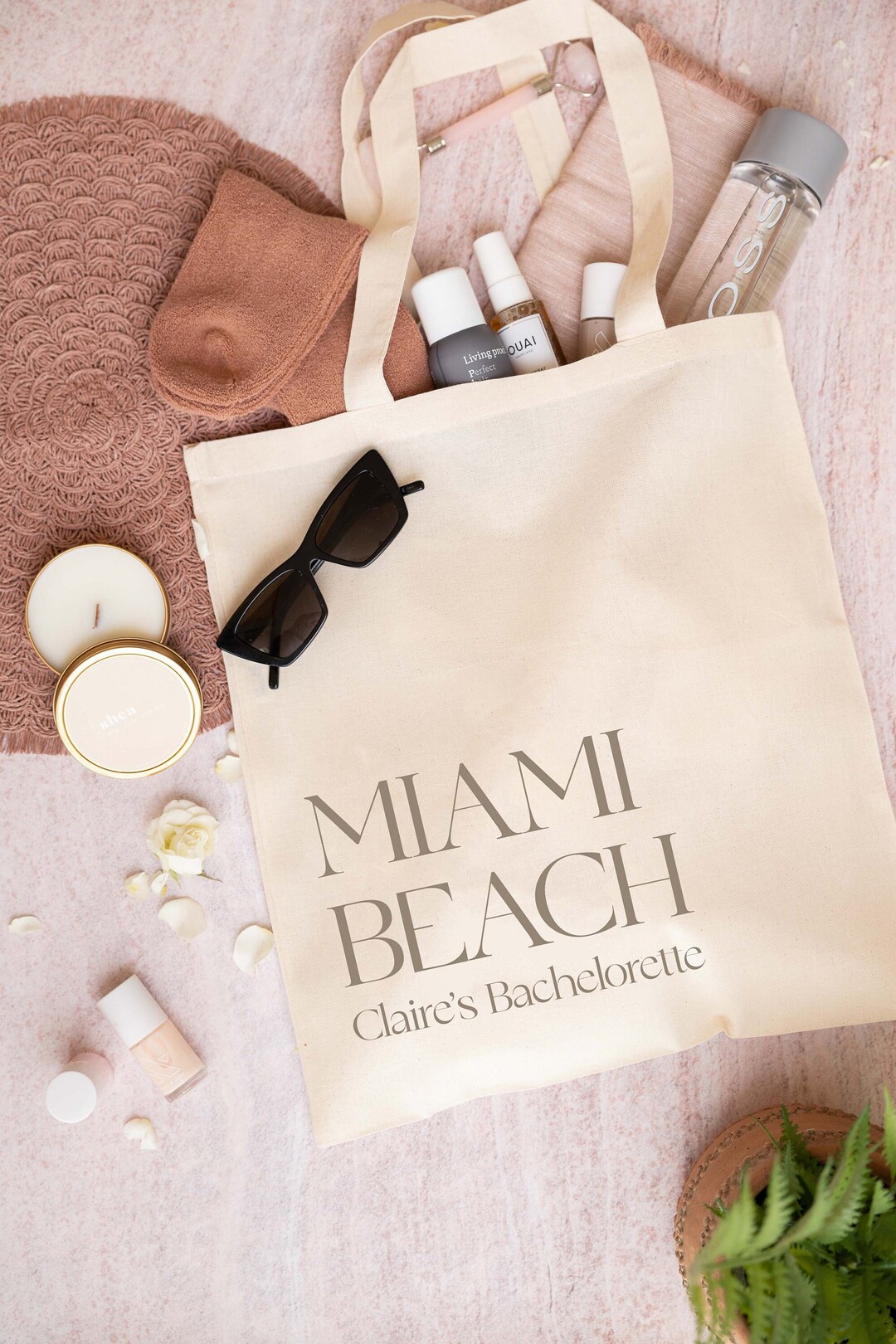 Miami Welcome Tote Bag - Florida Wedding Welcome Totes - Miami Welcome ...