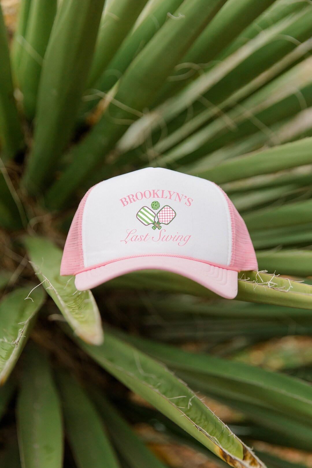 Pickleball and Prosecco Hat - Custom Trucker Hat - Bachelorette Hat ...