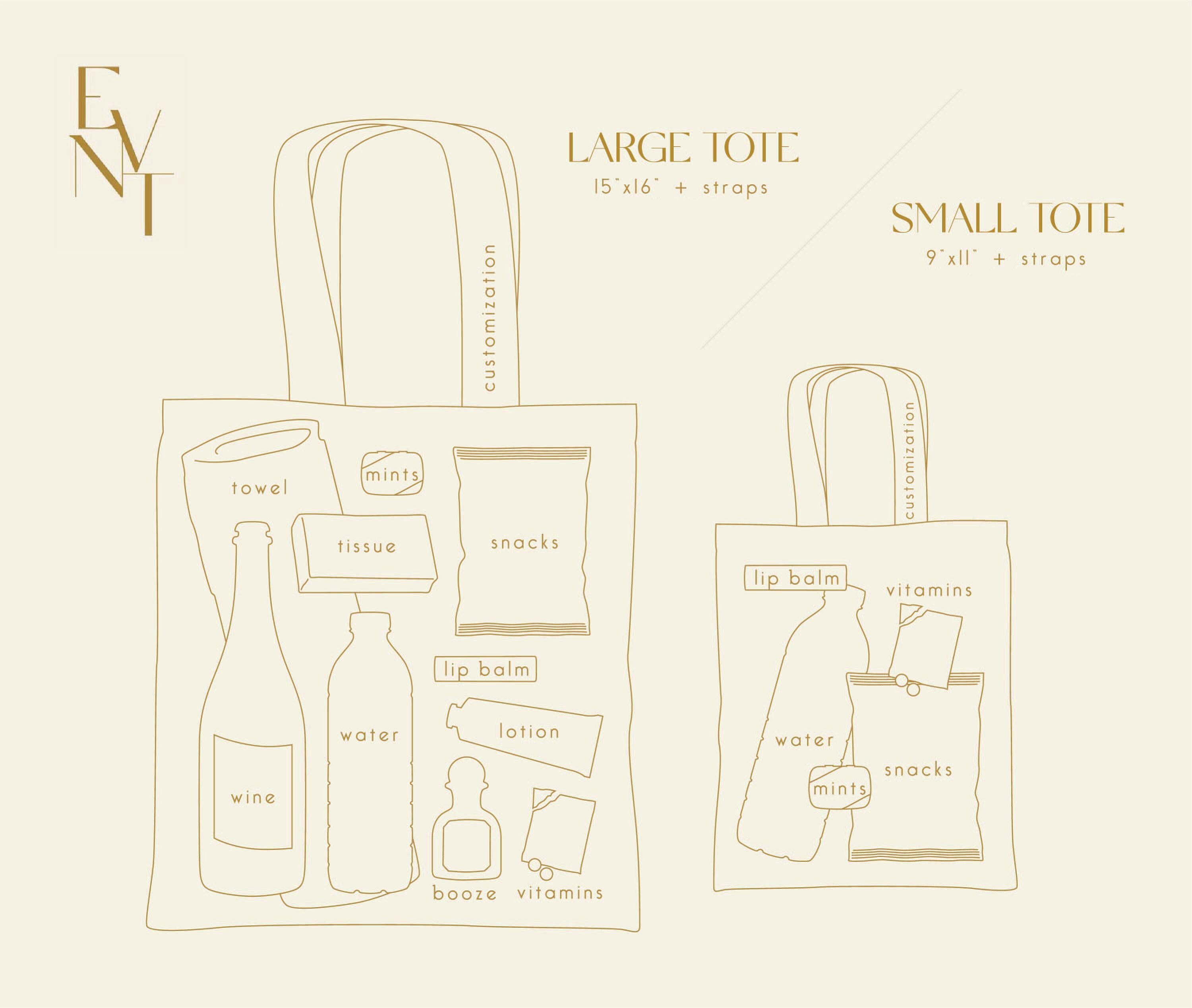 Austin Hand Drawn Trendy Bachelorette Tote - Club Bachelorette ...