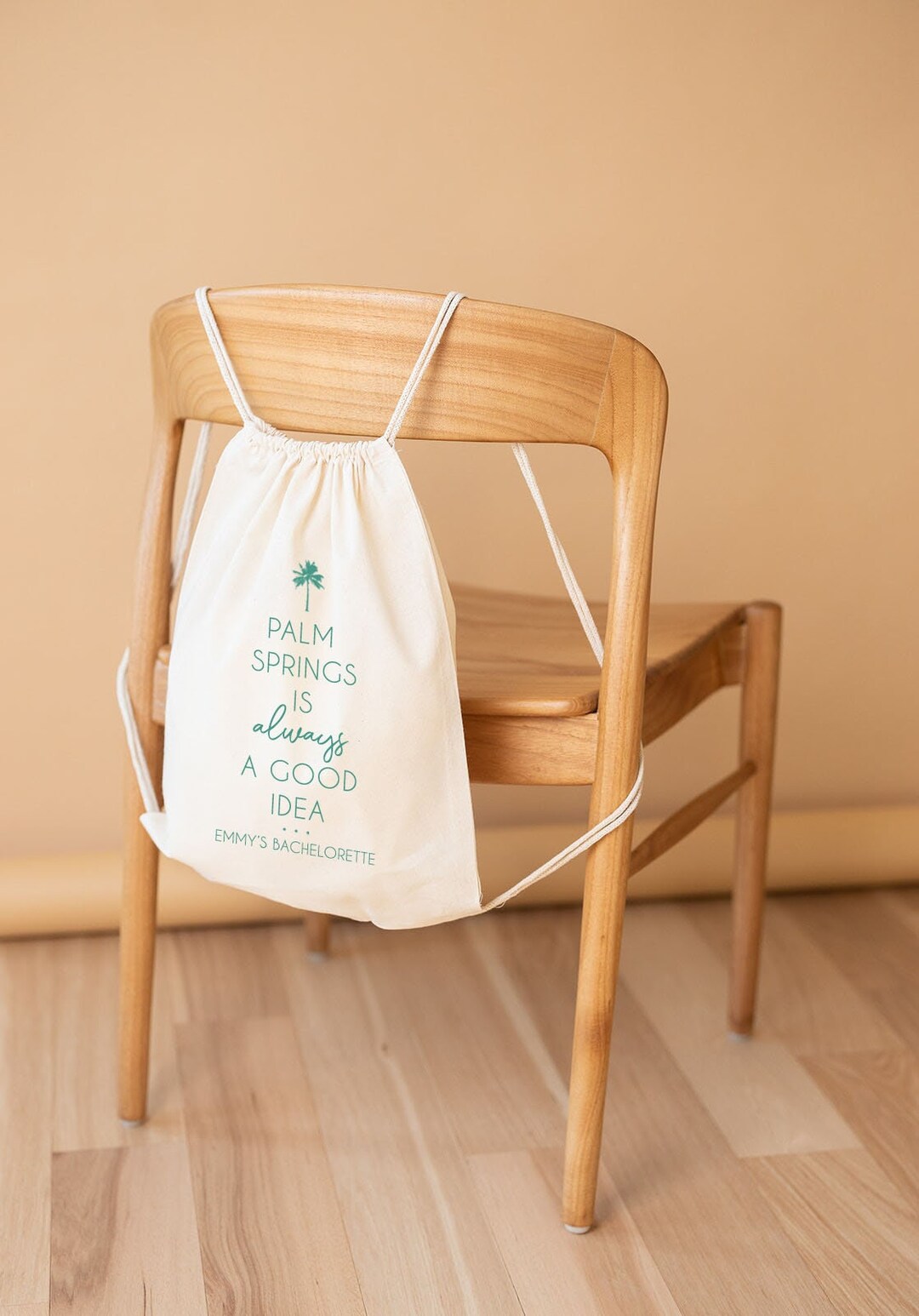 Custom Backpack - Bridesmaid Backpack - Palm Springs Wedding - Custom ...