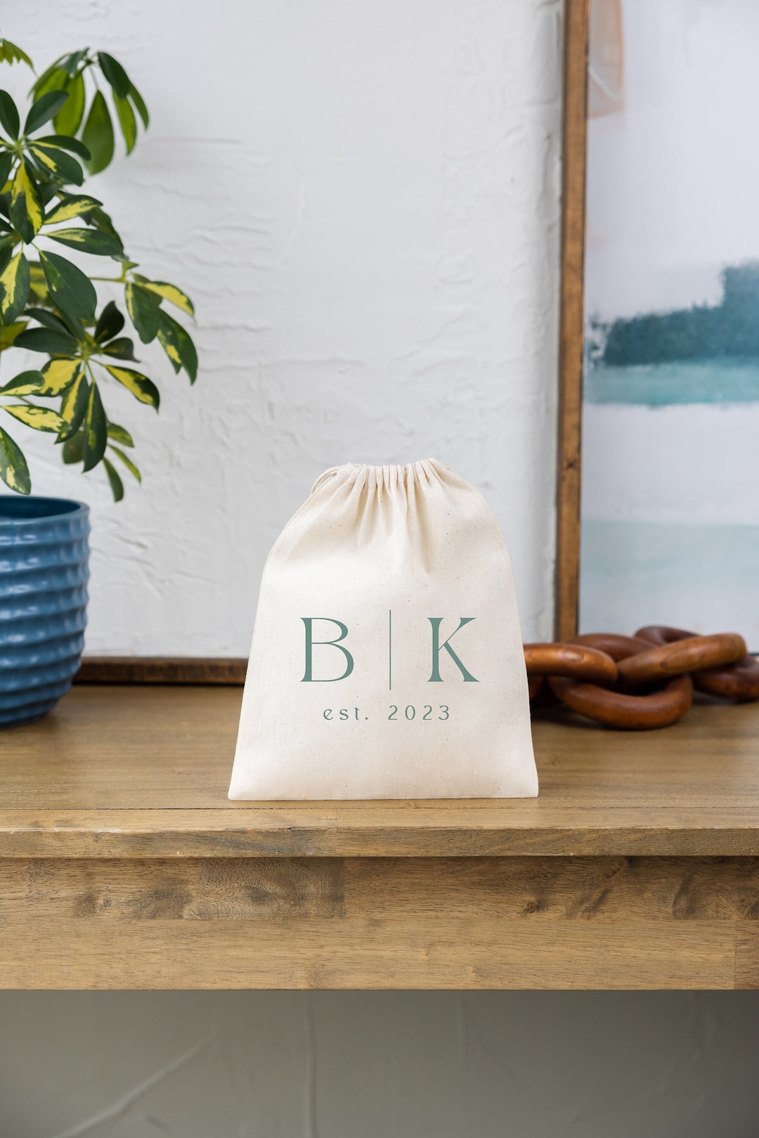 Wedding Welcome Bags - Monogram Wedding Welcome Bag - Simple Wedding ...