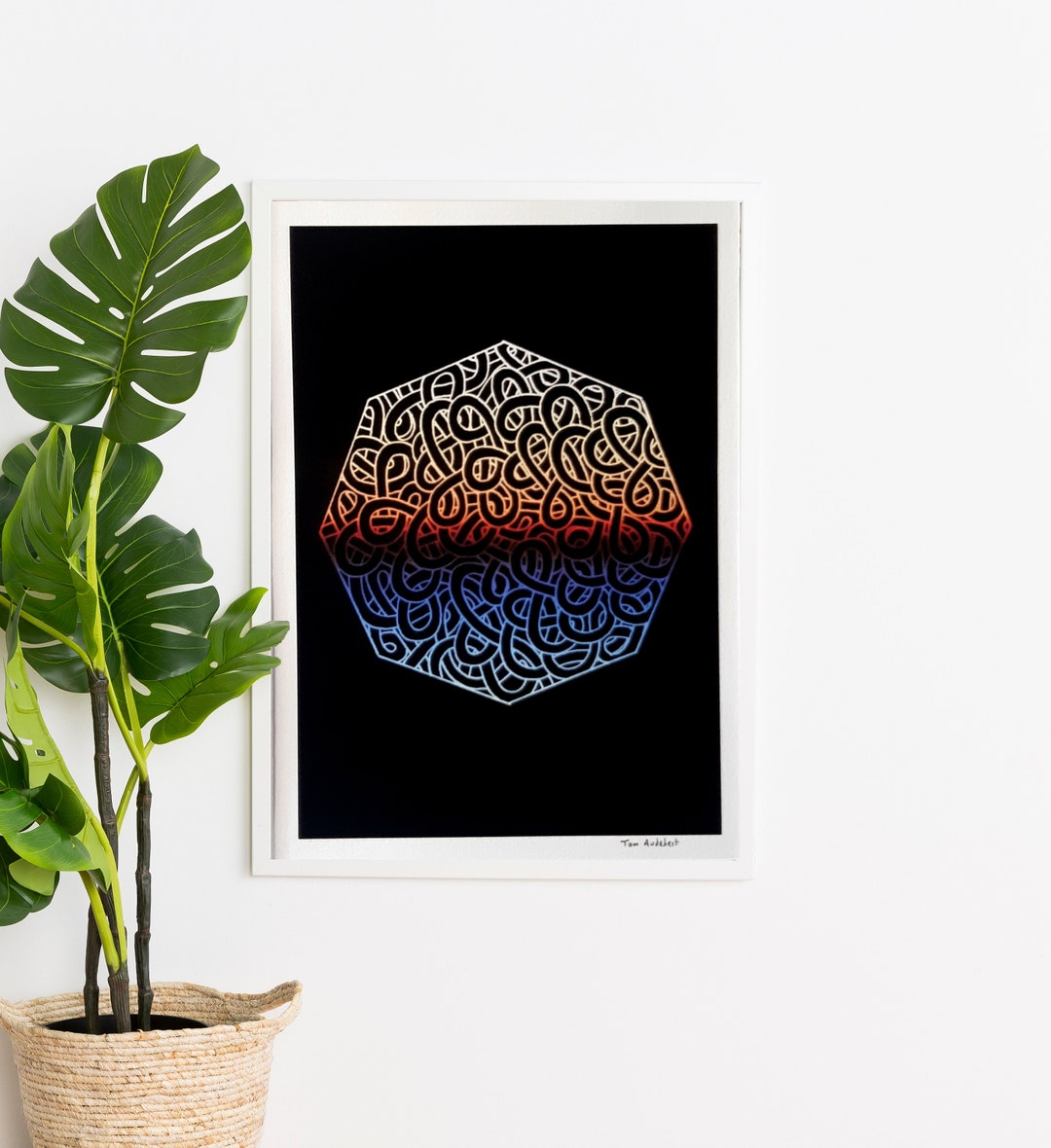 Print - Octagonal Sunset --- A4 Poster - - Etsy