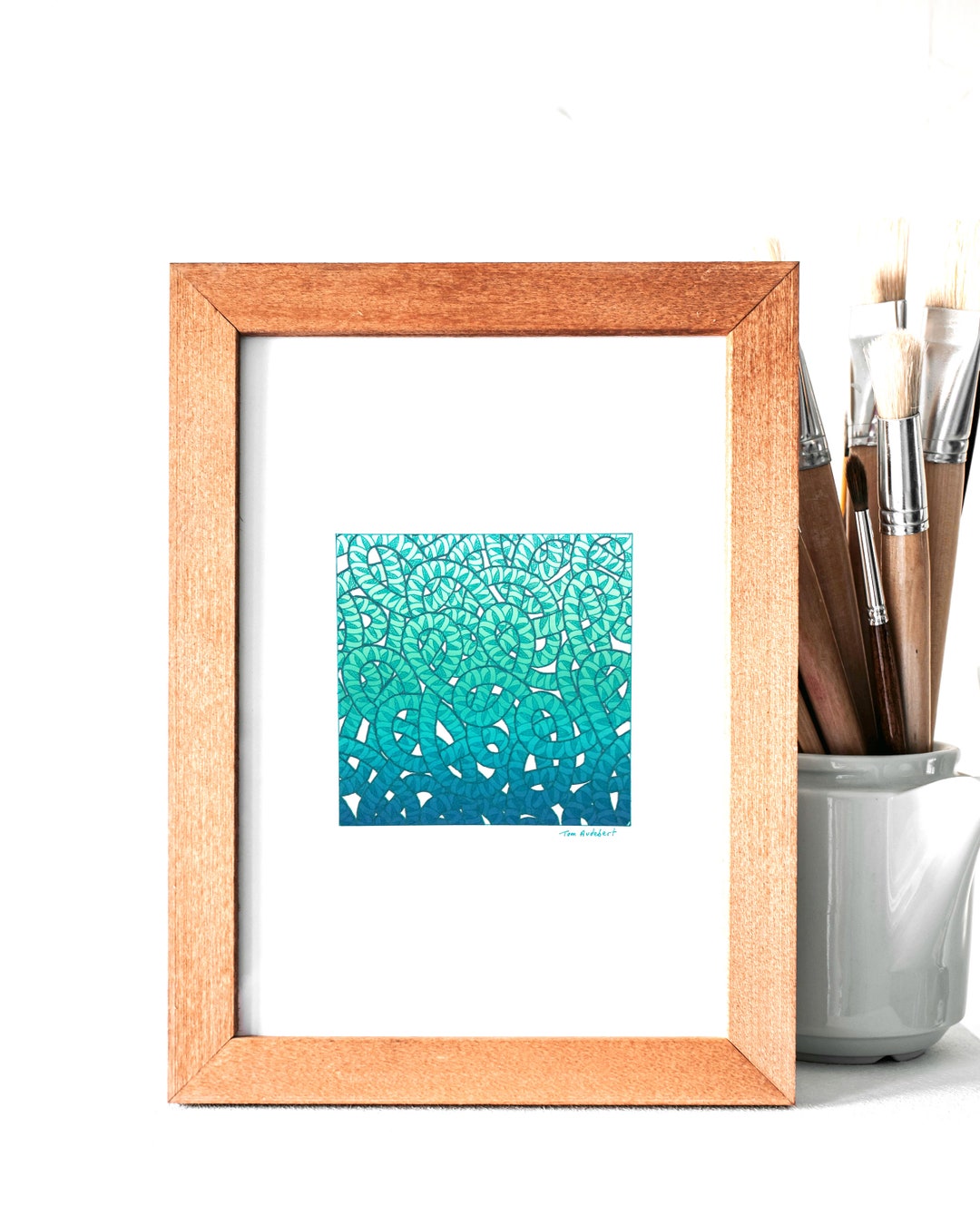 A4 Poster - Gradient - Drawing - Original Work - Etsy UK
