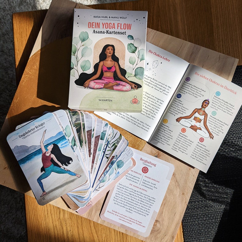 Yoga Asana Karten Asana Kartenset Yoga Flow Yoga - Etsy.de