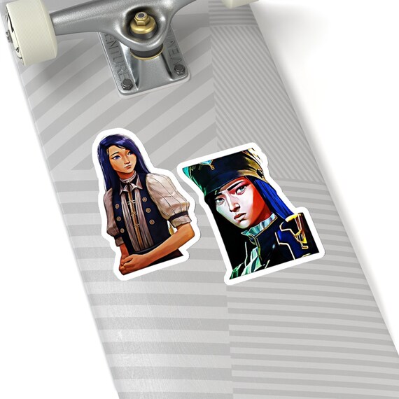 2 PCS Arcane Caitlyn Kiss-Cut Stickers Set Paper & Party Supplies ...