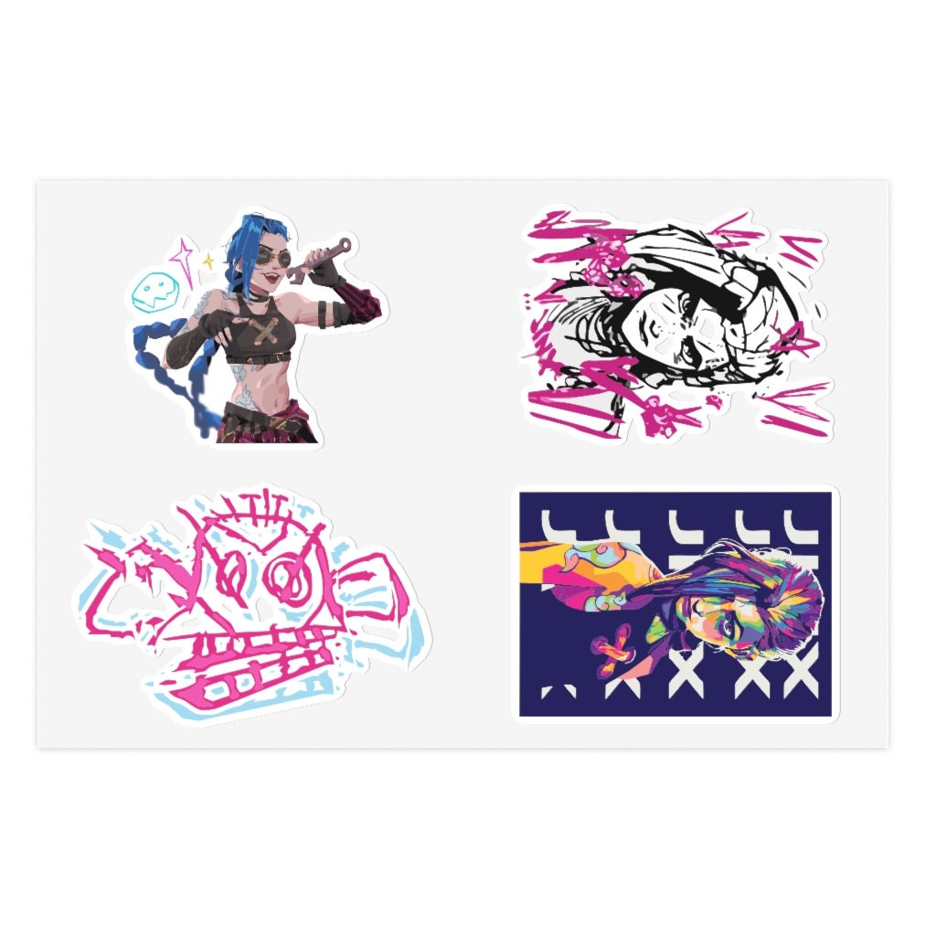 Arcane Sticker Sheets arcane jinx league of legends lol | Etsy