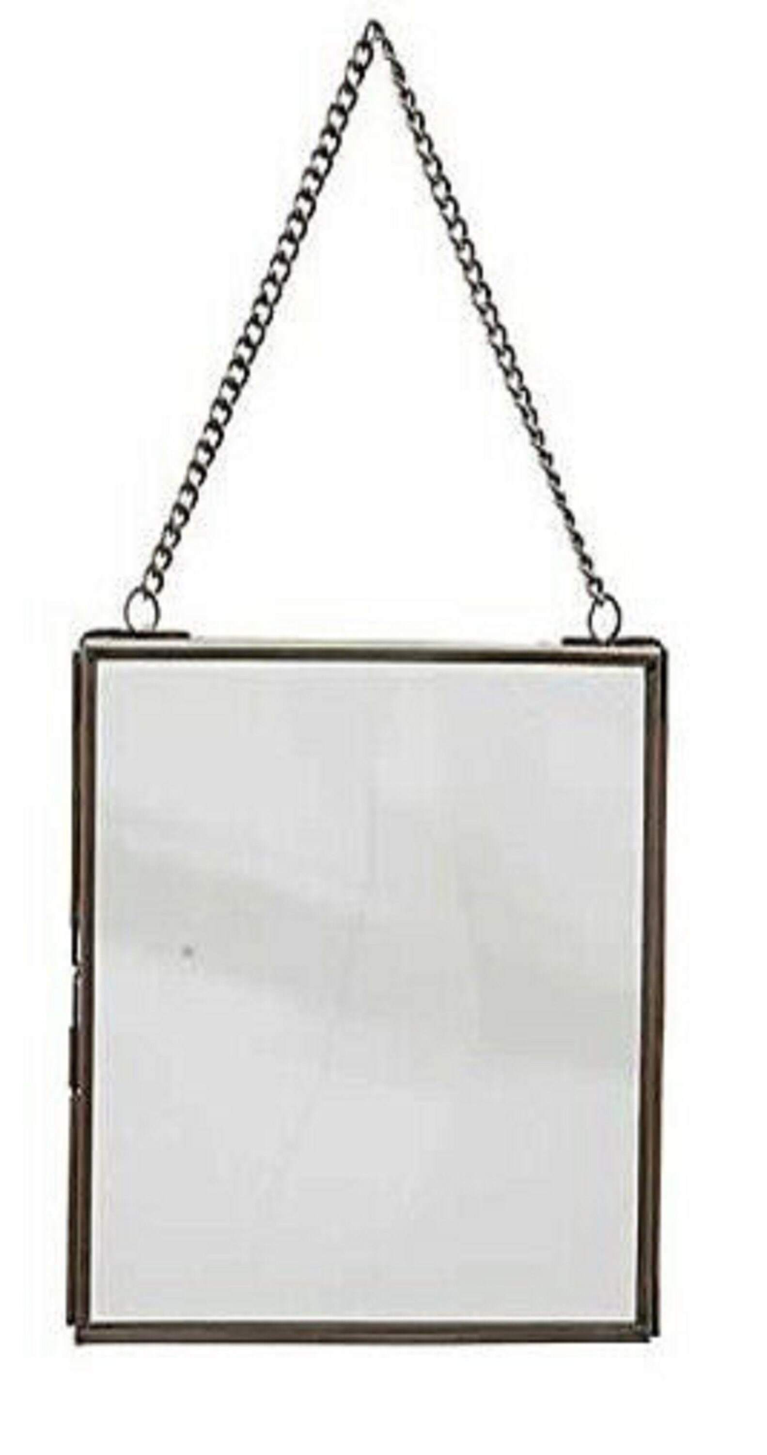 Silver/chrome Metal & Glass Picture Photo Frame Hanging - Etsy UK