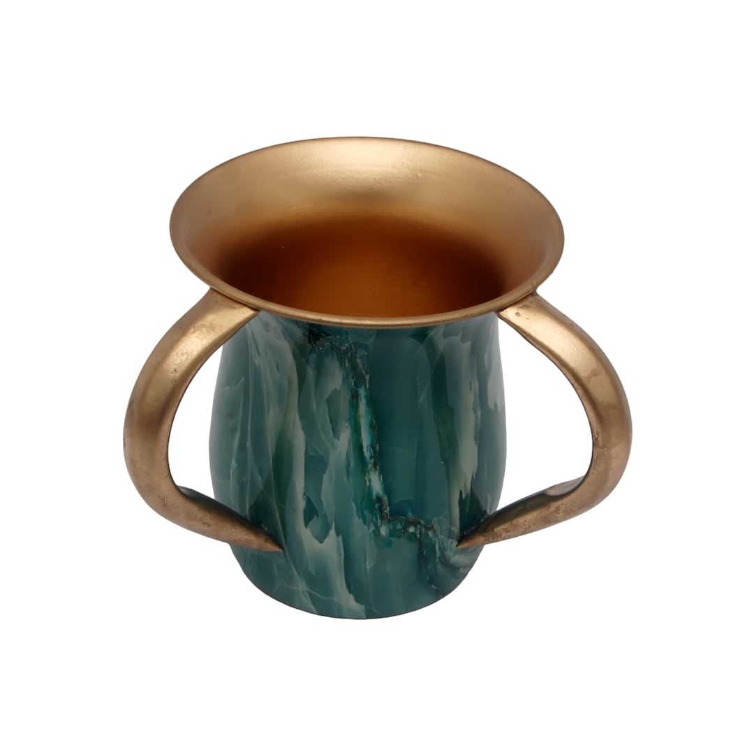 Green Hand Wash Cup Netilat Yadayim Last Water 2 Handle - Etsy