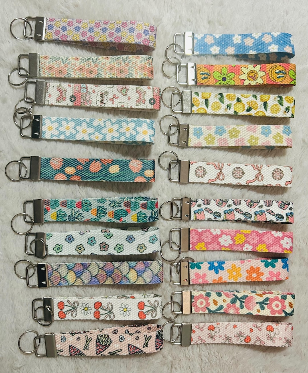 Keychain Wristlet | Handmade Key Fob | Cute Keychain for Women | Wrist ...