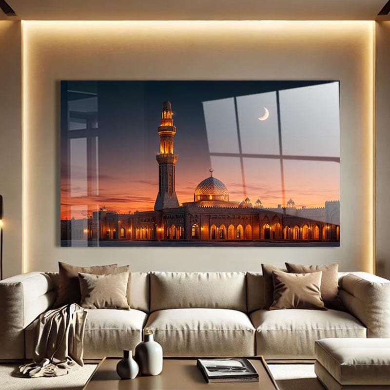 Glass Wall Art Islamic Prints - Etsy UK
