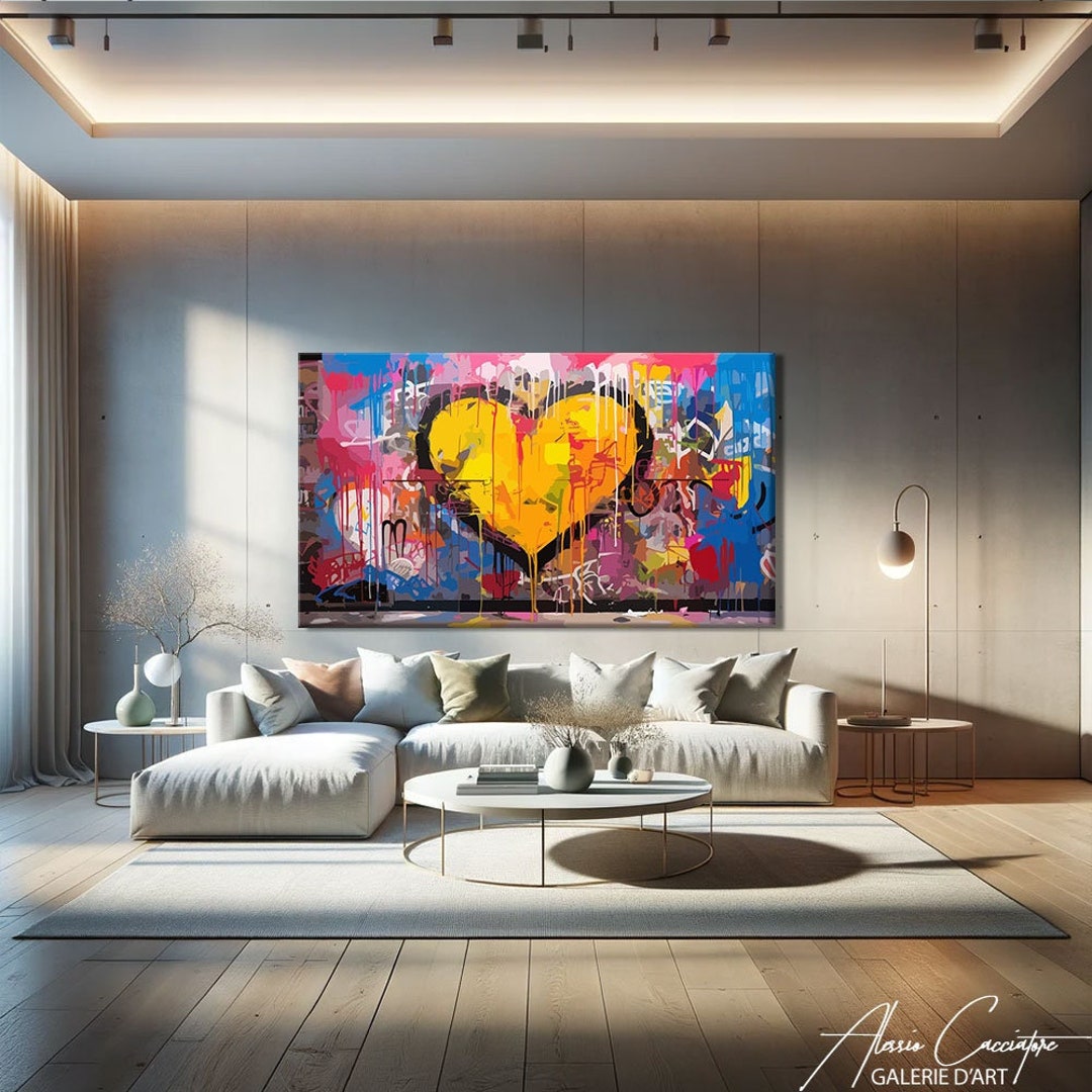 Abstract Graffiti Wall Art Canvas, Street Art Canvas Prints, Urban Art ...