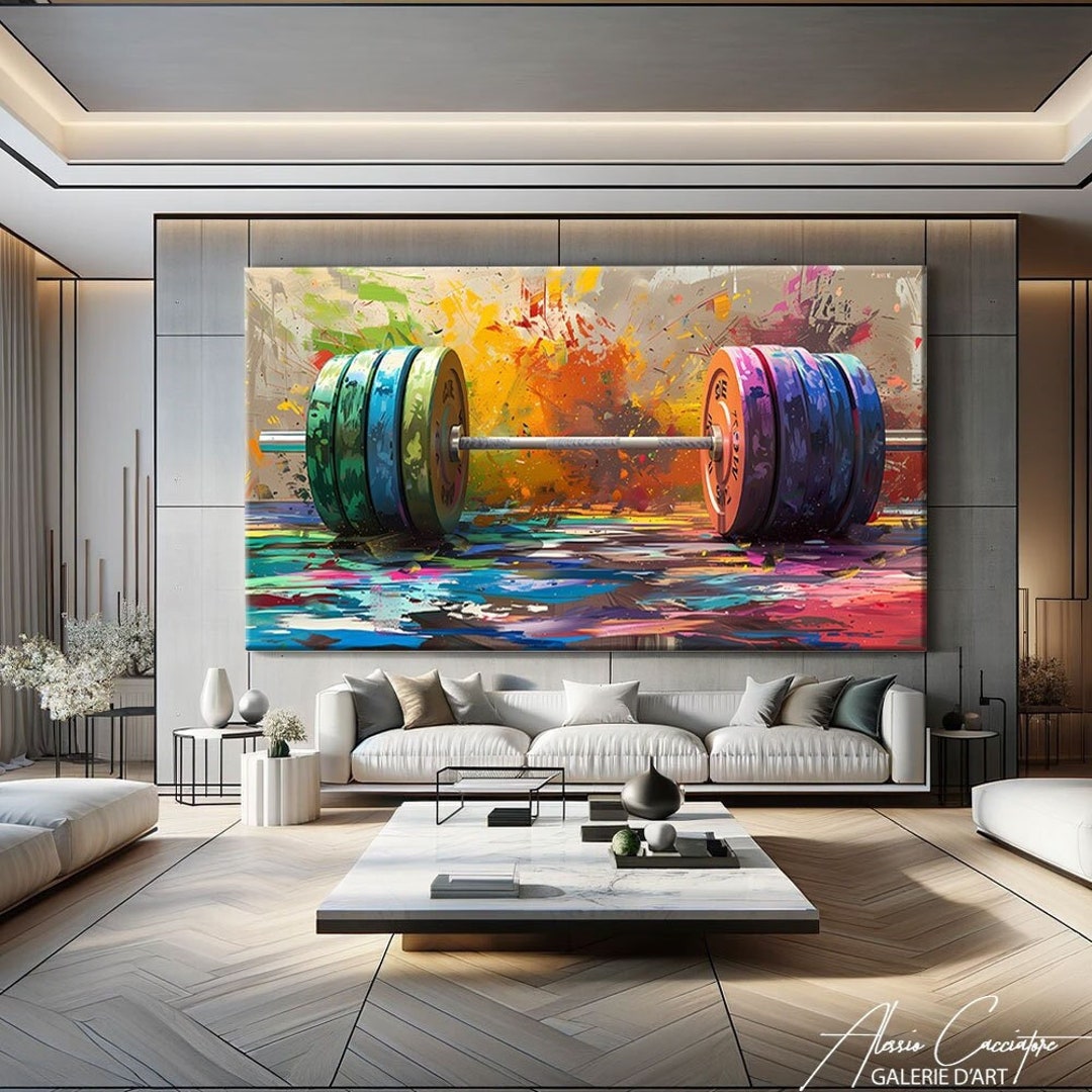 Gym Wall Art Framed, Sports Wall Art Print, Motivational Canvas Print ...