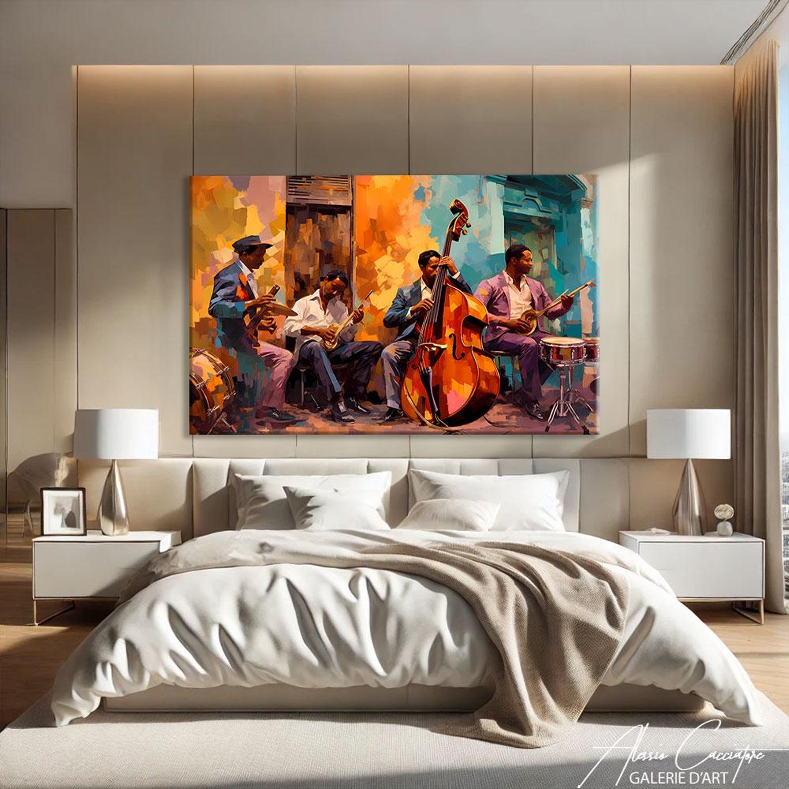 Jazz Wall Art, Musician Prints, African Wall Art Prints, Abstract ...