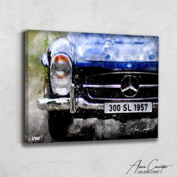 Mercedes Benz Painting - Etsy